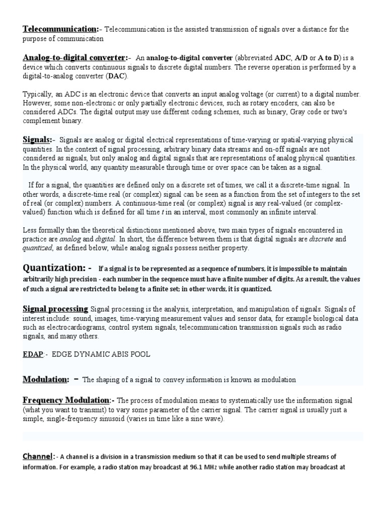 GSM Notes | PDF | Signal (Electrical Engineering) | Channel Access Method
