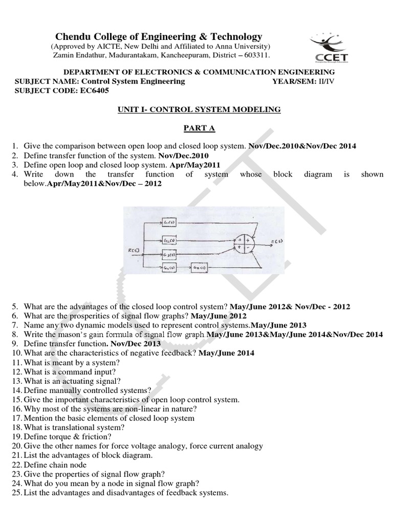 6.control System Engineering | PDF | Stability Theory | Control Theory