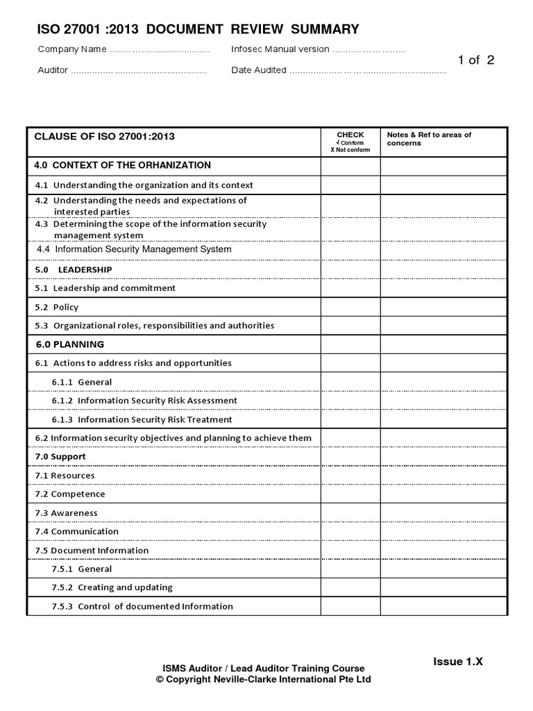 Document Review Report Form | PDF | Information Security | Information ...