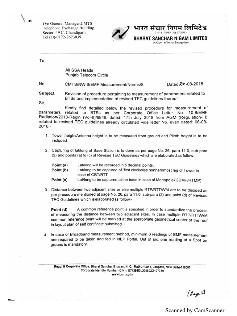 New Emf Guidelines 20-8-2018 | PDF