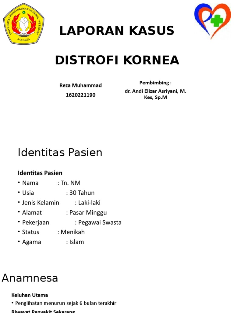 Distrofi Kornea: Kasus dan Penanganan | PDF