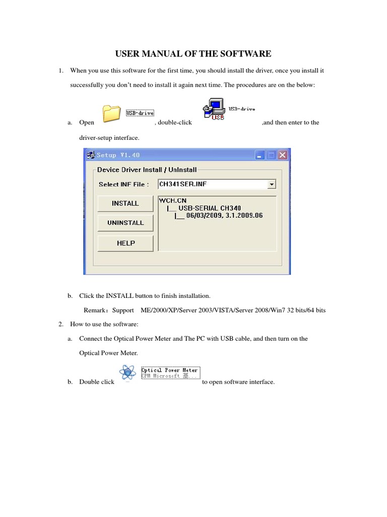 Comprehensive User Manual for Optical Power Meter Software: Installation, Operation, Data ...
