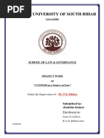 Custom as a Source of Law Explained | PDF | Sources Of Law | Jurisprudence
