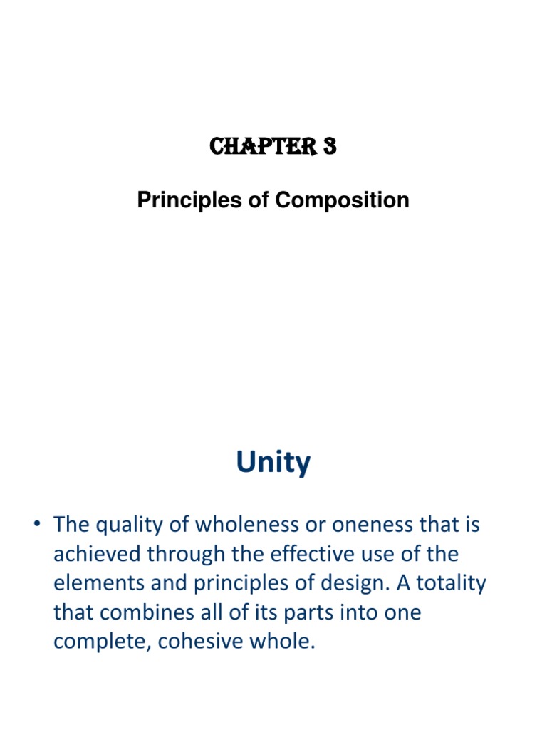 Principles of Composition | PDF | Composition (Visual Arts) | Harmony