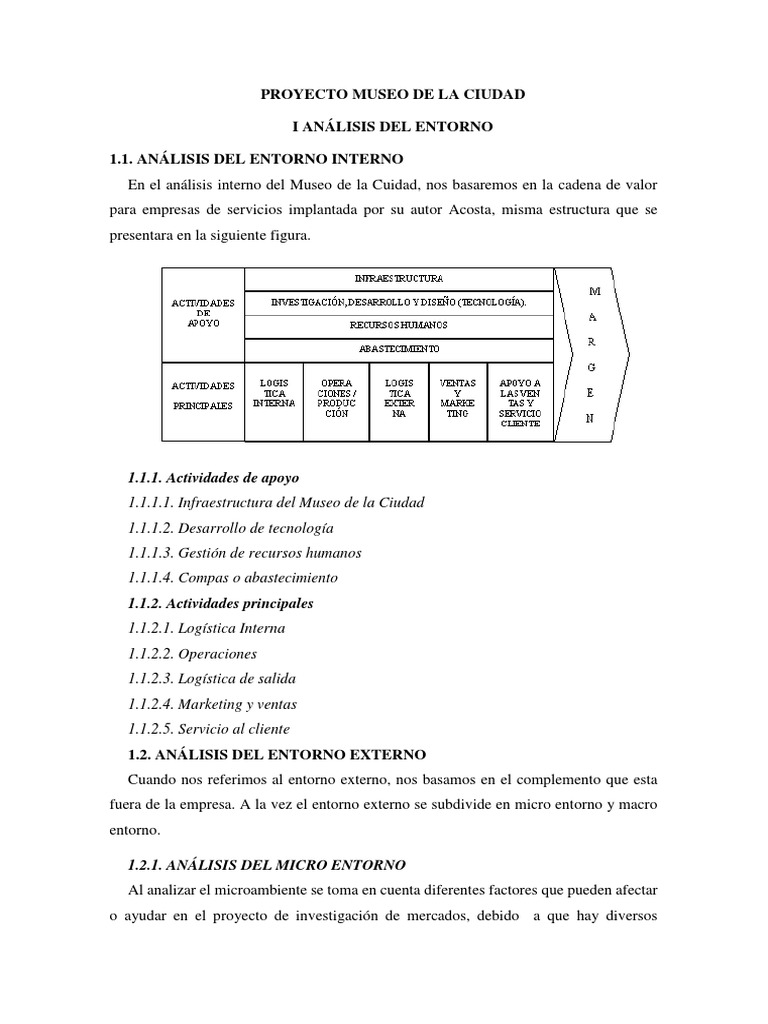 Proyecto Museo de La Ciudad | PDF | Museo | Turismo