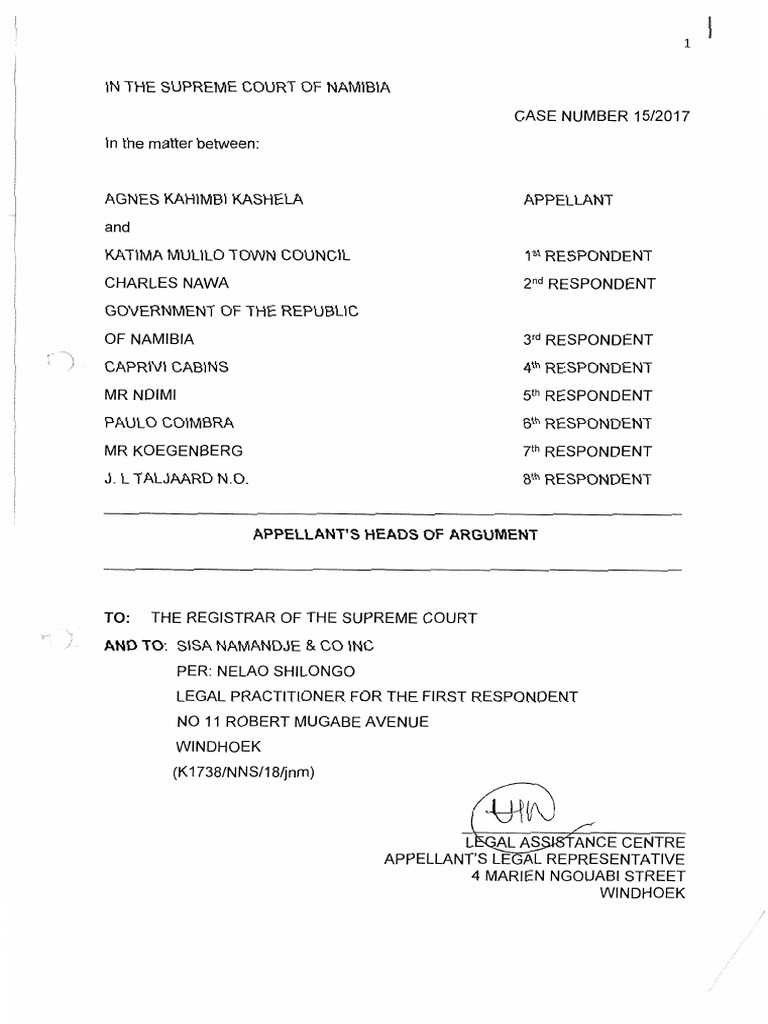 Segment 001 of Heads of Argument Nuance Searcheable and Rotation ...
