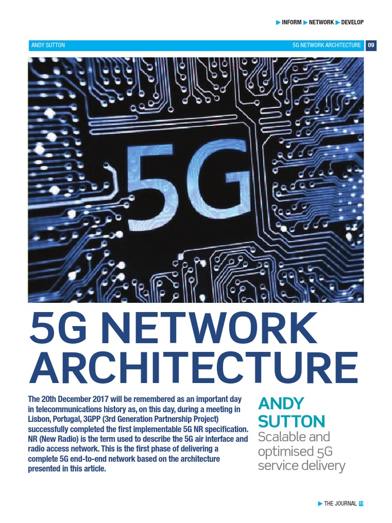 5G Network ARchitecture | PDF | Lte (Telecommunication) | Duplex ...