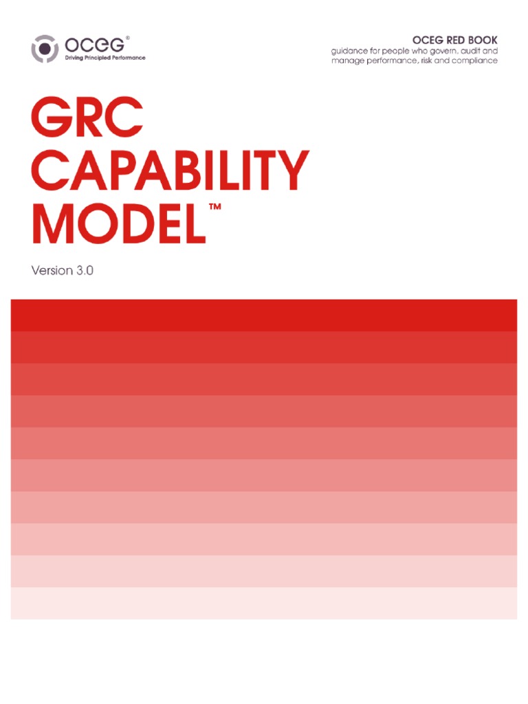 GRC Capability Model v3 December 2015 PDF | PDF | Internal Audit | Risk