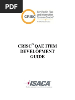 CRISC Exam Prep Guide | PDF | Risk Management | Data Analysis