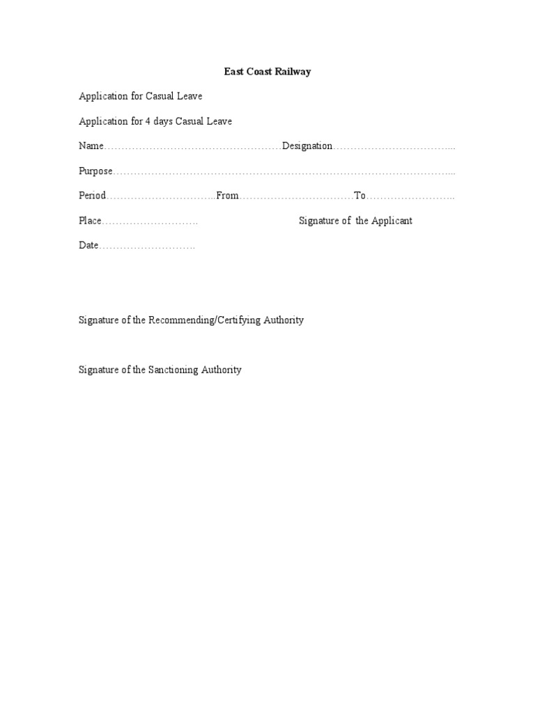 Application For CL | PDF