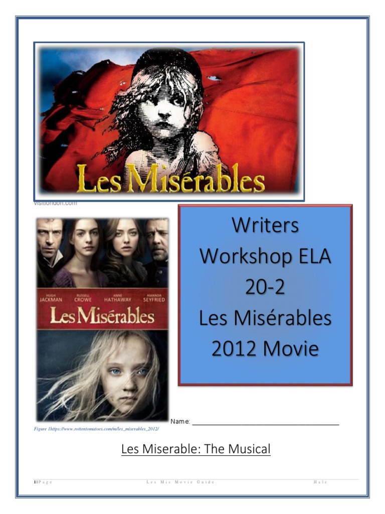 Lesmiserablesthemusical 2012 Movieguide | PDF | Cosette | Marius Pontmercy