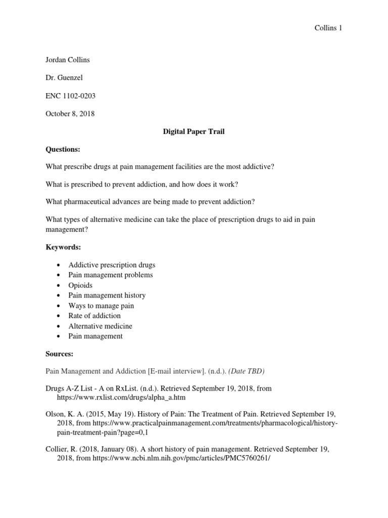 Digital Paper Trail | PDF | Opioid | Analgesic