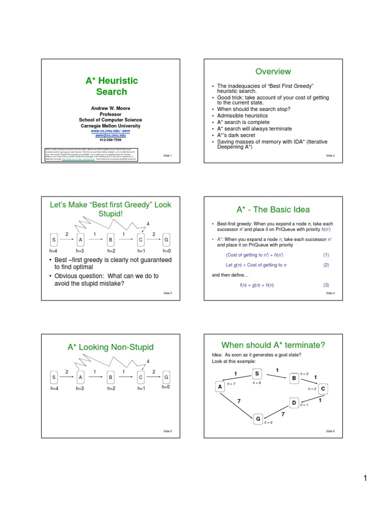 A* HEURISTIC | PDF | Computer Science | Mathematical Relations