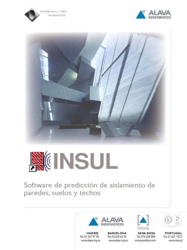 Software de Aislamiento Acustico Marshall Day Insul Caracteristicas ...