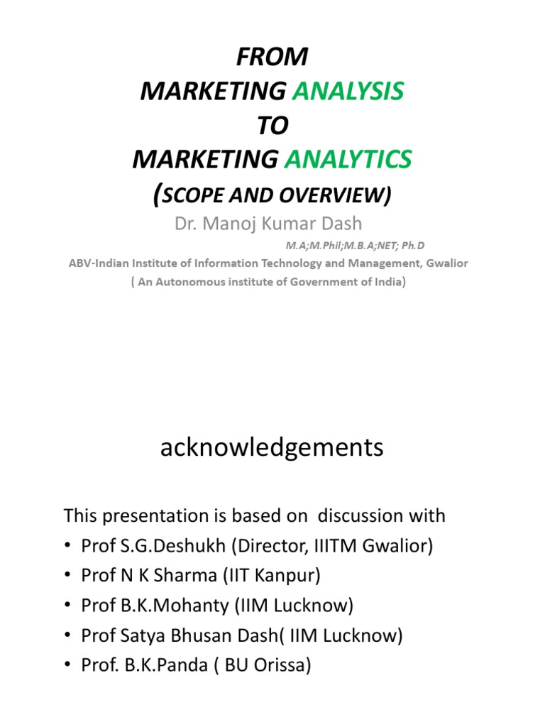 Final Marketing Analysis Presentation | PDF | Analytics | Factor Analysis