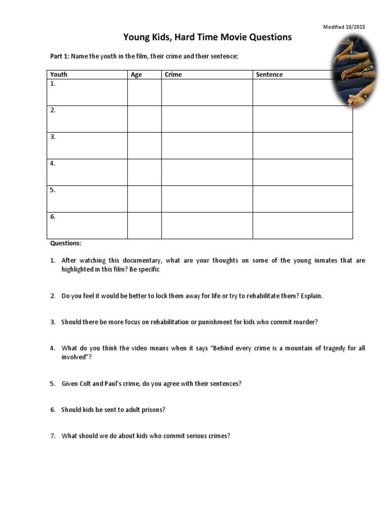 Young Kids Hard Time Movie Questions | PDF