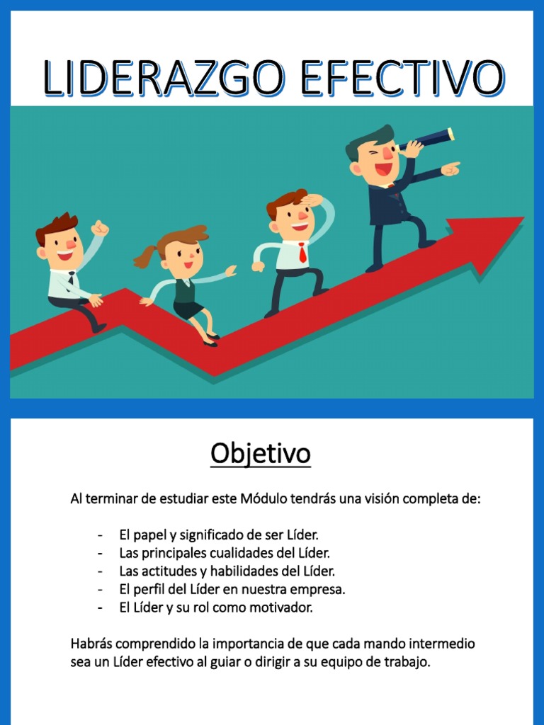 Liderazgo Efectivo | PDF | Liderazgo | Comportamiento
