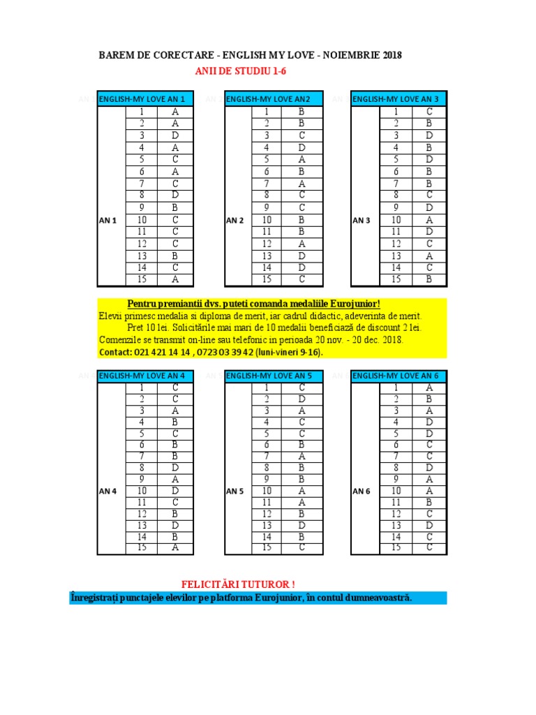EML Barem de Corectare C An III | PDF