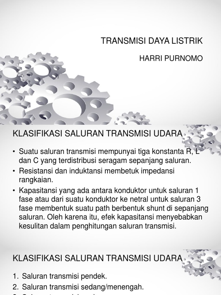 Klasifikasi Saluran Transmisi Listrik | PDF