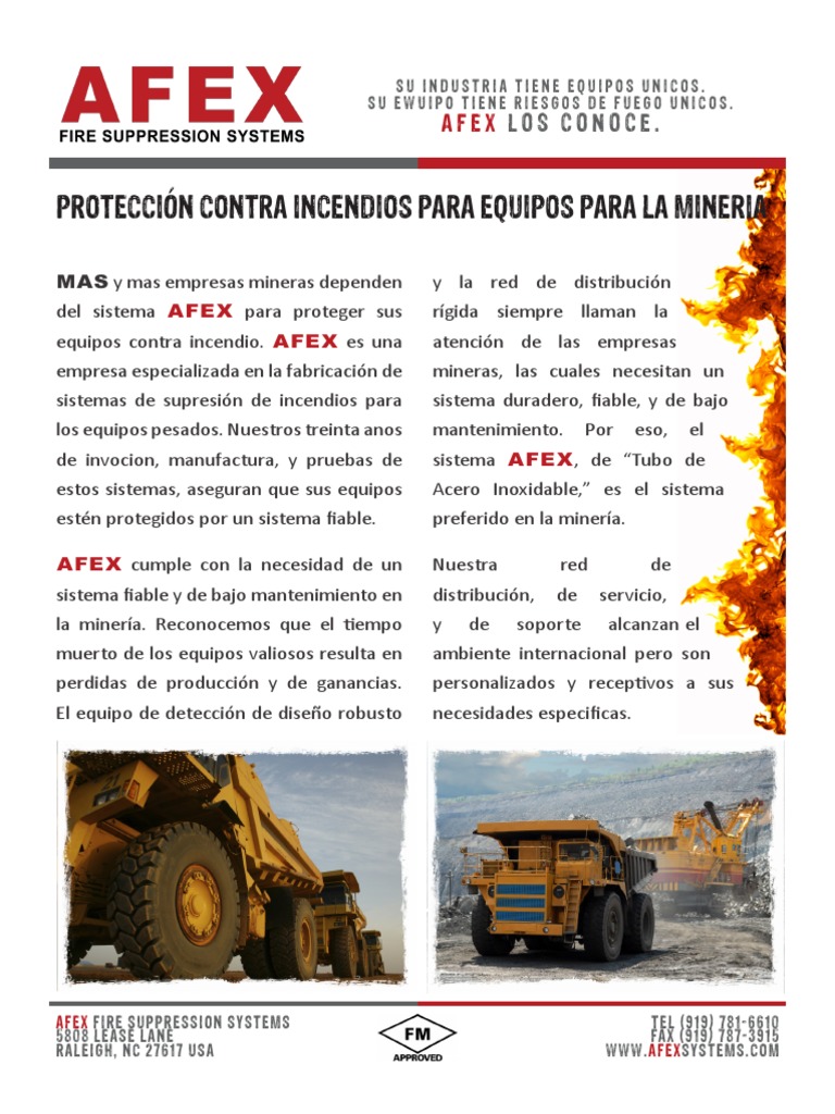 Afex Spanish Mine PDF | PDF | Batería (electricidad) | Minería