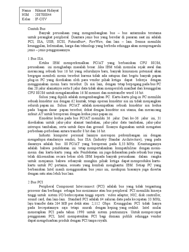 Contoh Bus | PDF