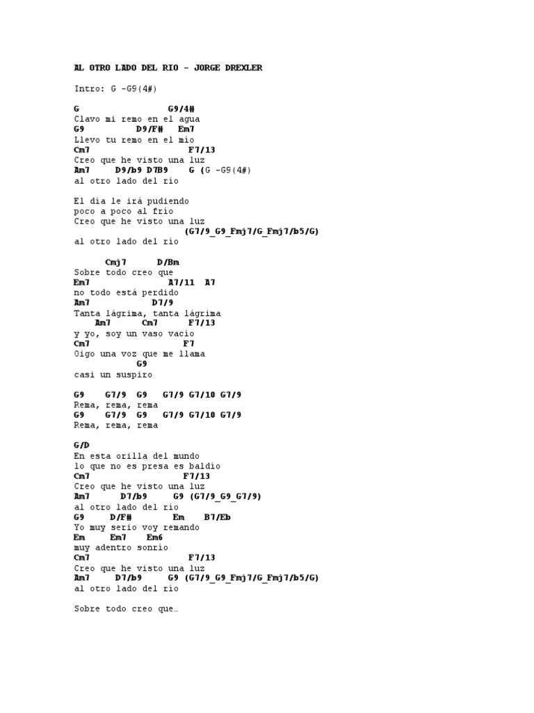 Al Otro Lado Del Rio | PDF