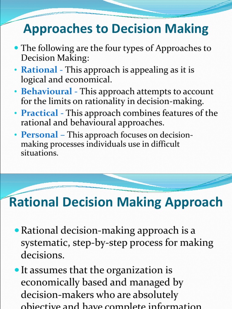 Decisions | PDF | Rationality | Decision Making