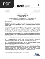 Imo - Guidelines For Voyage Planning | PDF | Navigation | Water Transport