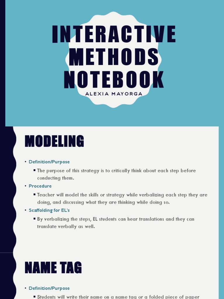 Interactive Methods Notebook | PDF | Cognition | Cognitive Science