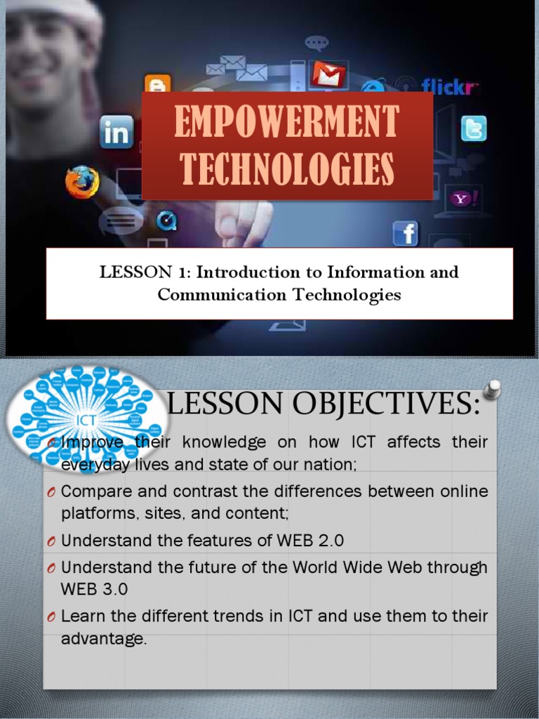 Introduction to Empowerment Technology | PDF | Web 2.0 | World Wide Web