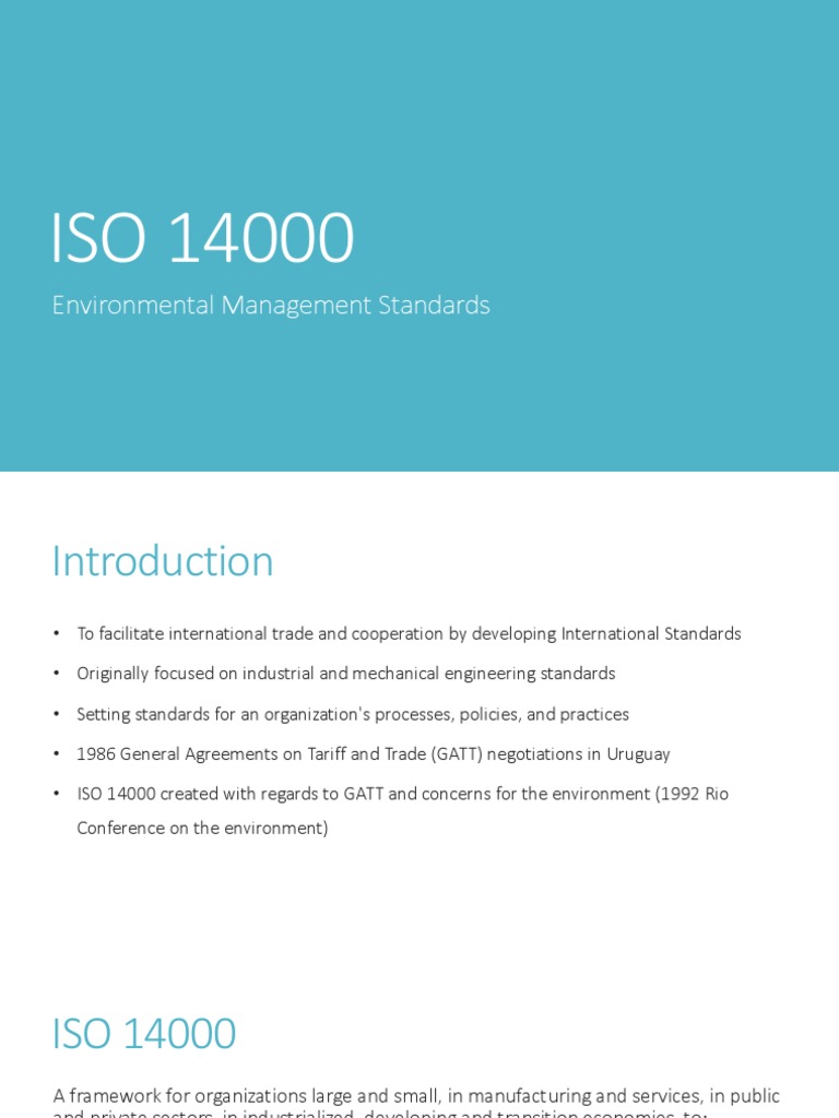 Iso 14000 | PDF