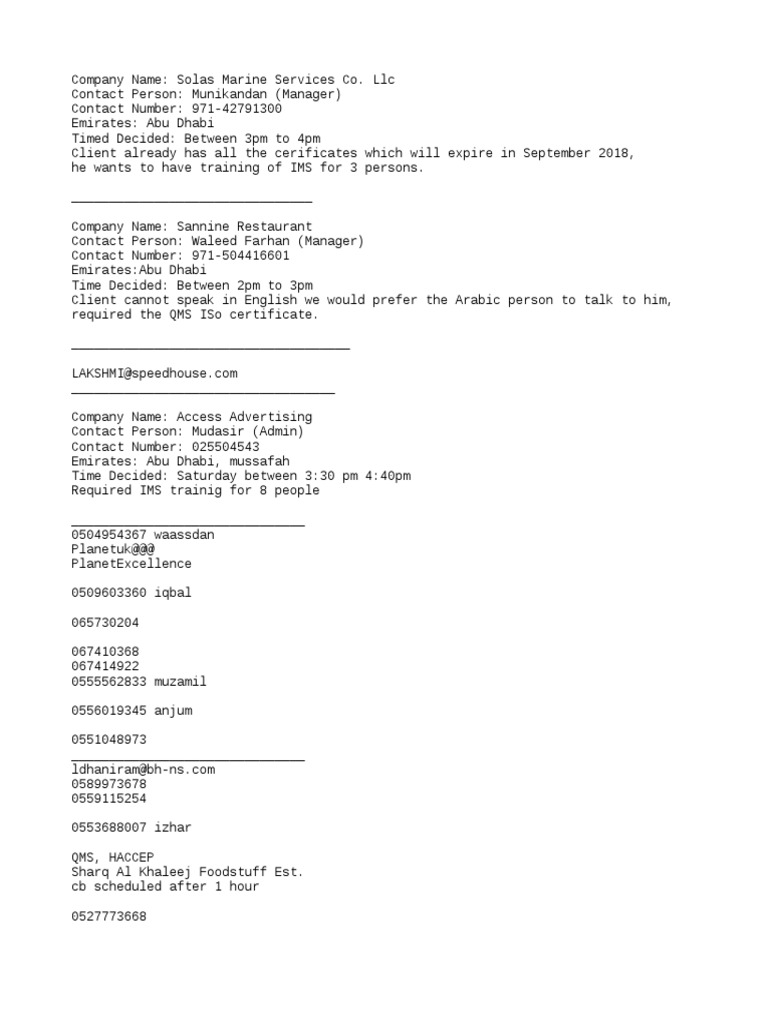 4.5.5-3 Internal - Audit Checklist | PDF | United Arab Emirates | Business