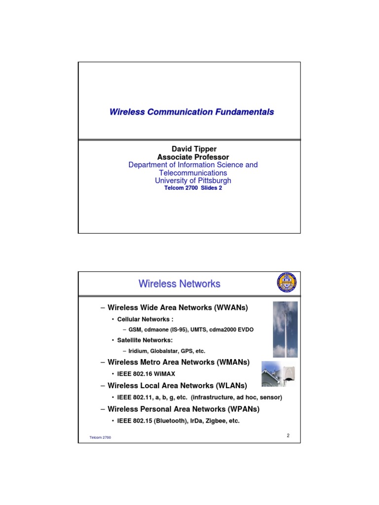 Wireless Communication Fundamentals | PDF | Antenna (Radio) | Radio ...