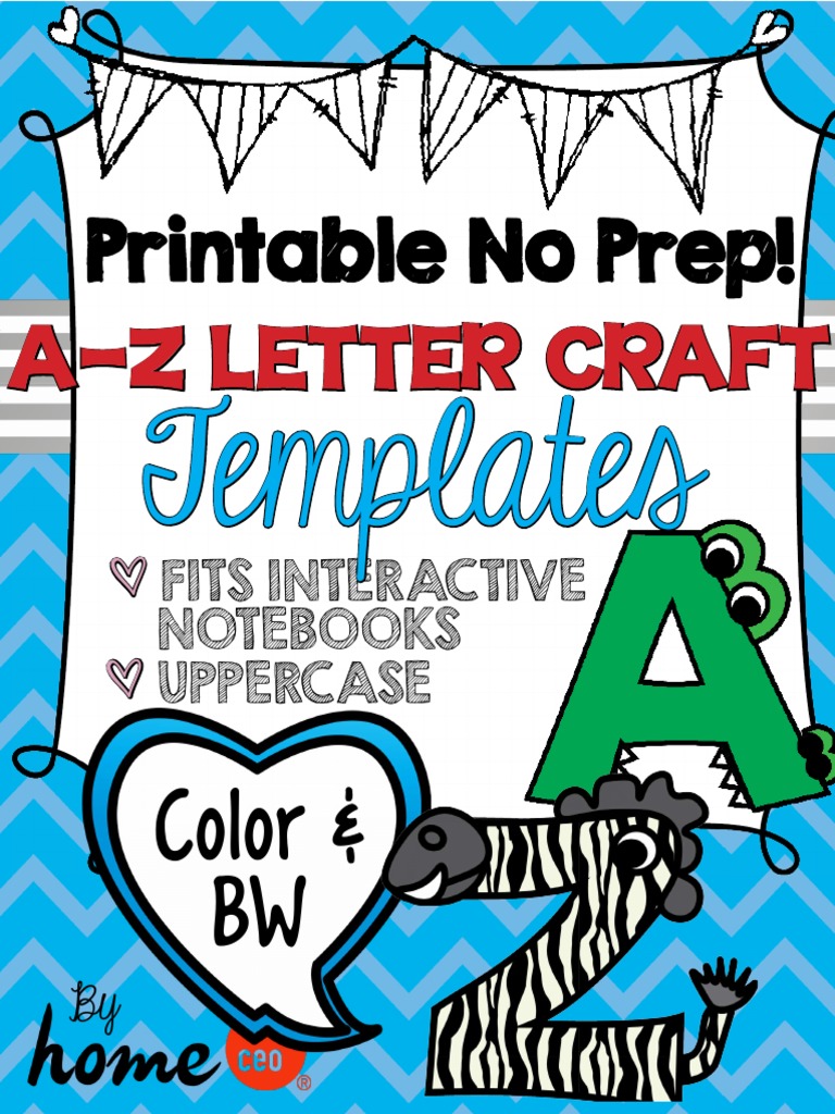 A To Z Letter Craft | PDF | Language Arts & Discipline