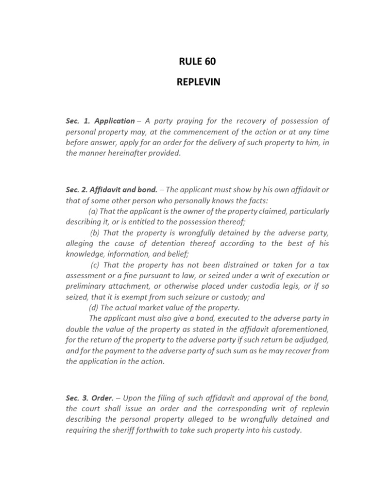 Rule 60 Cases | PDF | Writ | Search And Seizure