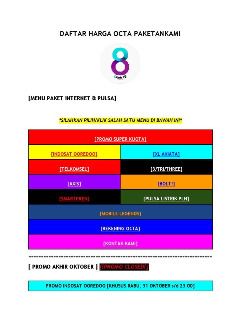Daftar Harga Paketan | PDF