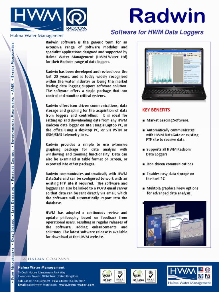 9.1 Radwin Software For HWM Data Loggers | PDF | Personal Computers ...