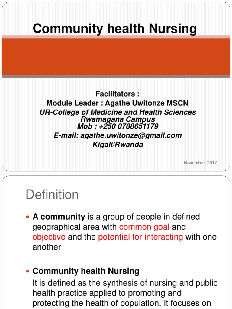Community Health 2 Power Point | PDF | Health Care | Public Health