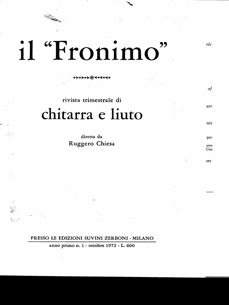 Fronimo 001 PDF | PDF