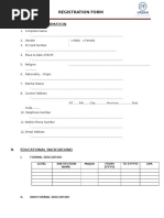 SHG Registration Form 2022 1 PDF | PDF | Government