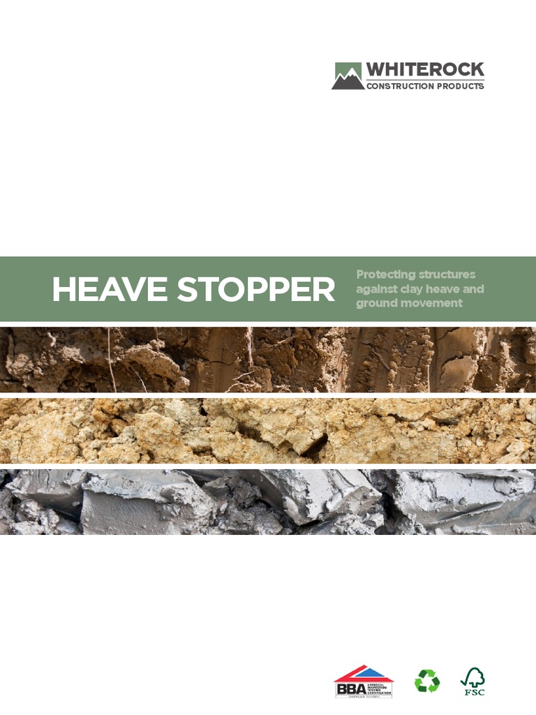 Heave Stopper: Clay Heave Protection | PDF | Pallet | Concrete