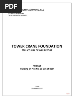 Tower Crane Footing Structural Design For All Cranes PDF | PDF ...