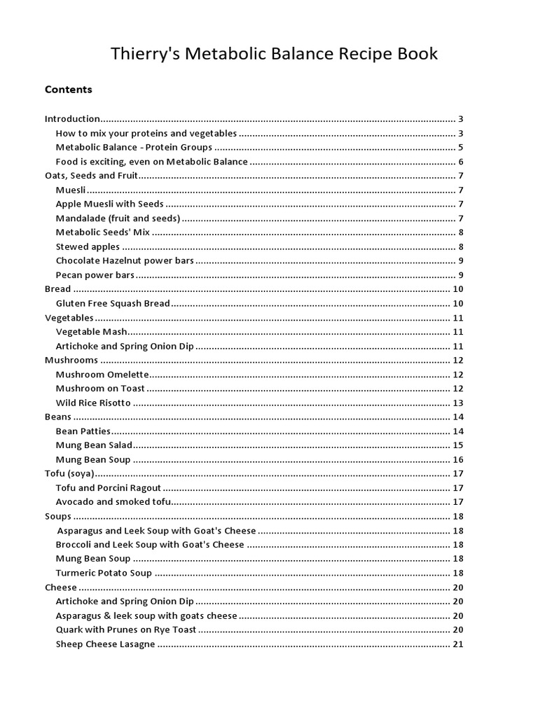 Metabolic Balance: A Guide to Creating Nutritious and Delicious Meals ...
