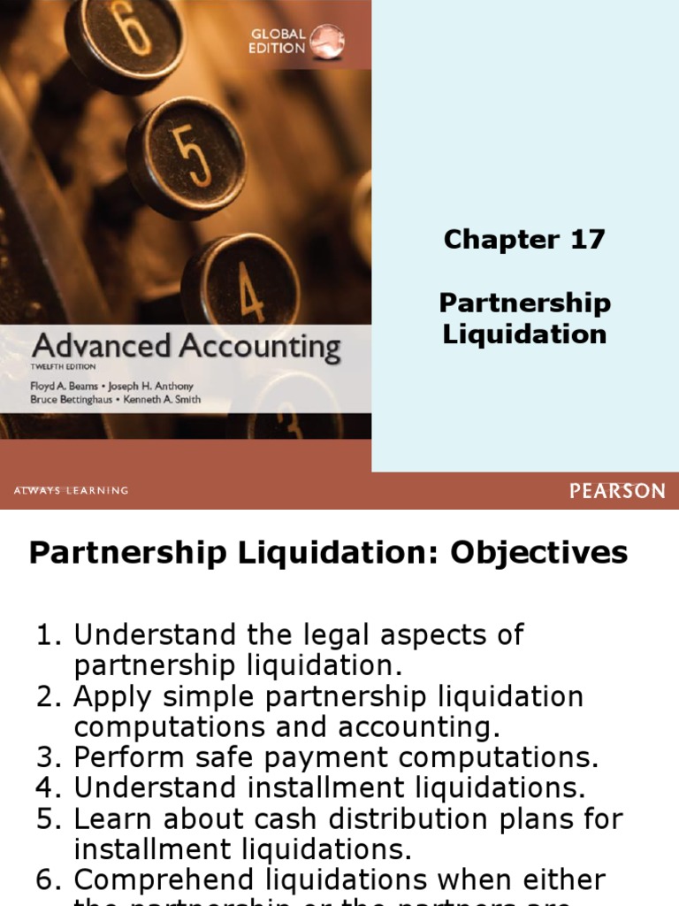 CH 17 | PDF | Partnership | Liquidation