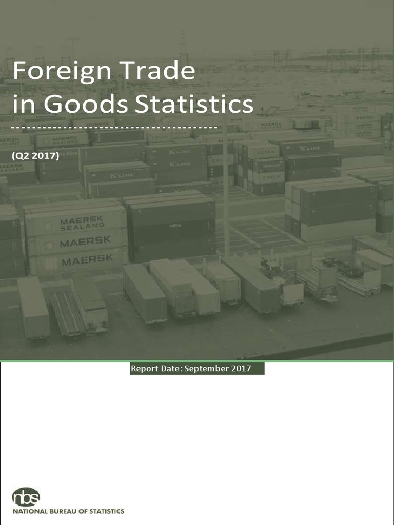 Foreign Trade Statistics q2 2017 | PDF | Balance Of Trade | Imports