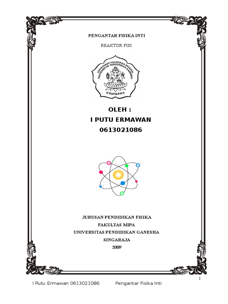 Bahan Bakar Reaktor Fisi Nuklir | PDF