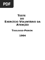 Toulouse Pierron Manual Resumido | PDF | Atenção | Tempo