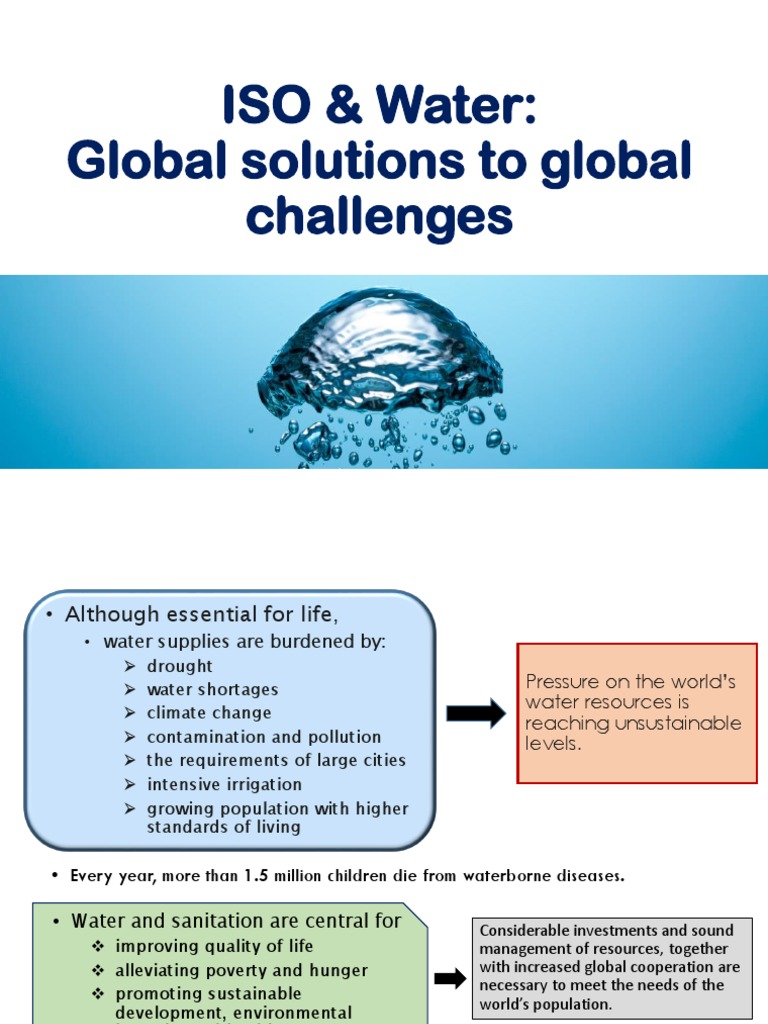 EMS Global Challenges | PDF | Drinking Water | Water Resources