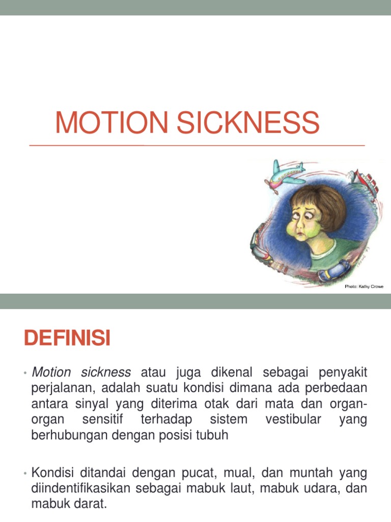 Motion Sickness | PDF | Pengembangan Diri | Kesehatan Holistik