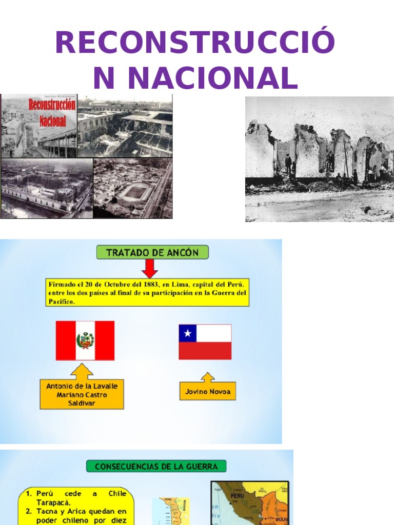 Etapas de la Reconstrucción Nacional Perú | PDF | Perú | Elecciones